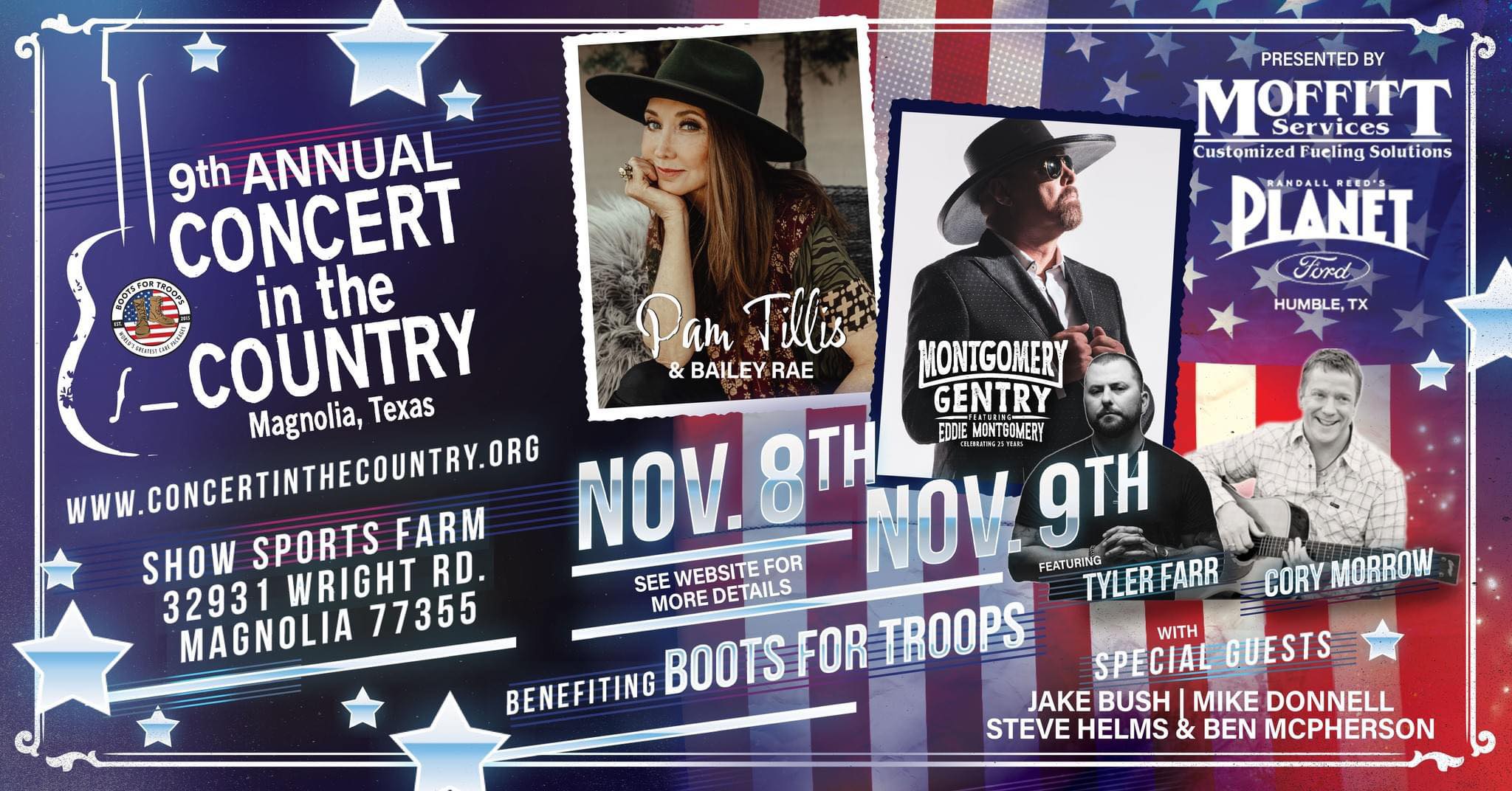 The 9th Annual Boots for Troops Concert in the Country Announced: A ...